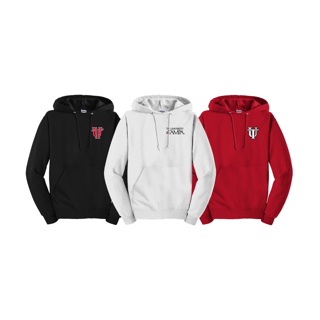 University of Tampa, Embroidered Hooded Sweatshirt, UT Tampa Apparel ...