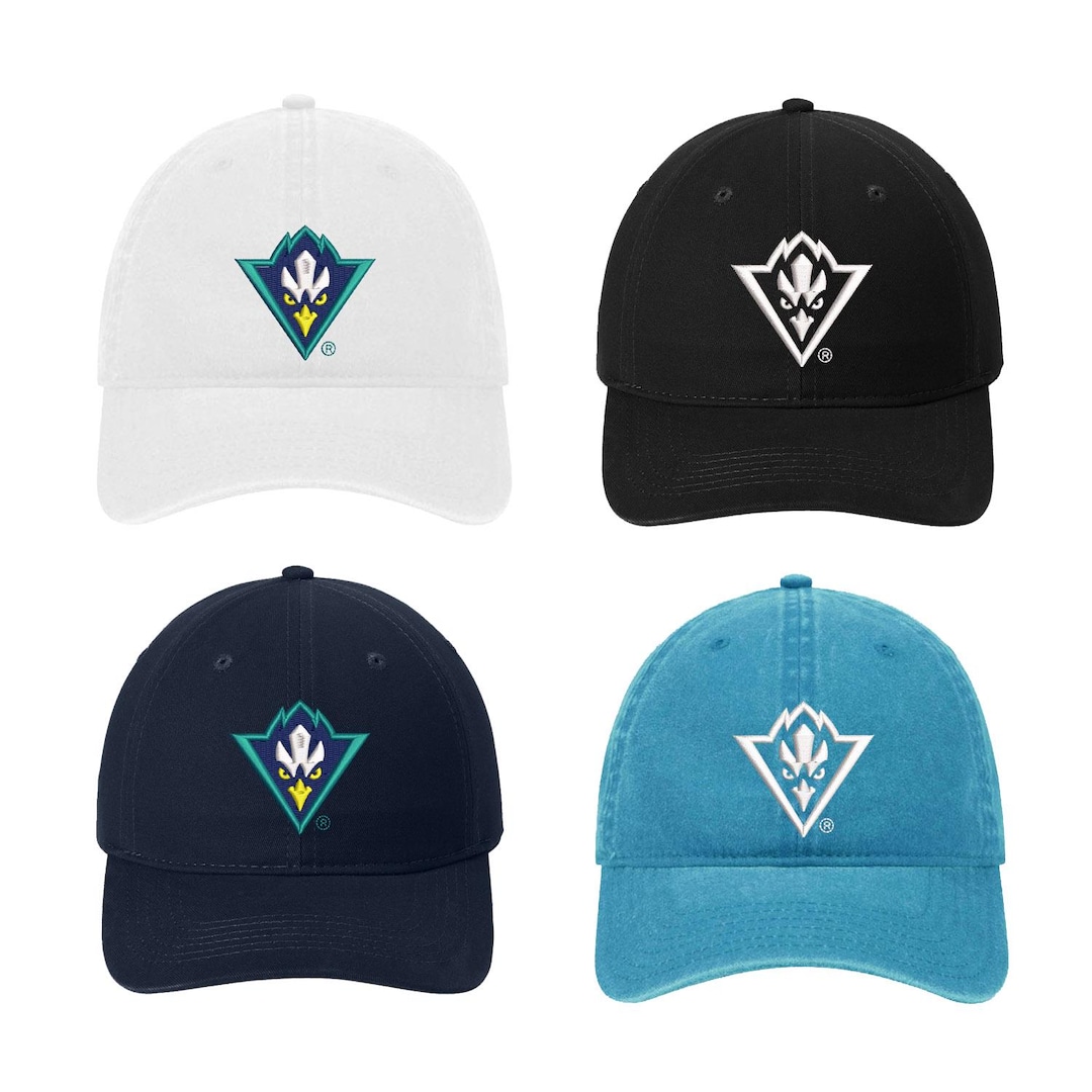 UNCW Seahawks Baseball Hat: Garment Dyed Cotton Twill Cap - Etsy