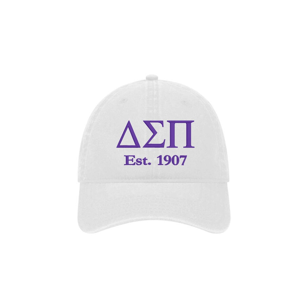 Delta Sigma Pi Fraternity Baseball Hat, DSP Garment Dyed Beach Washed ...