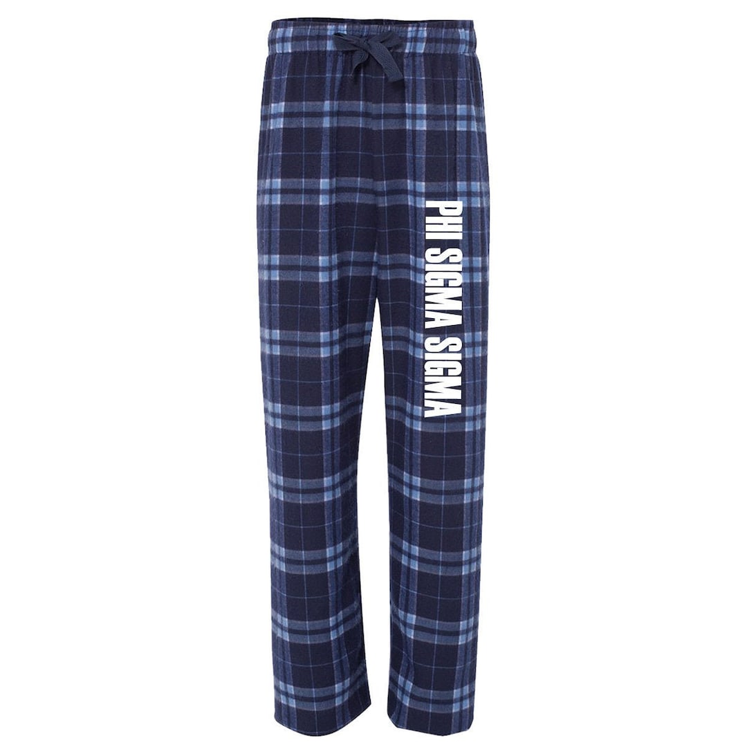 Phi Sigma Sigma, Flannel Pajama Pants, Sorority Sleepwear Loungewear ...