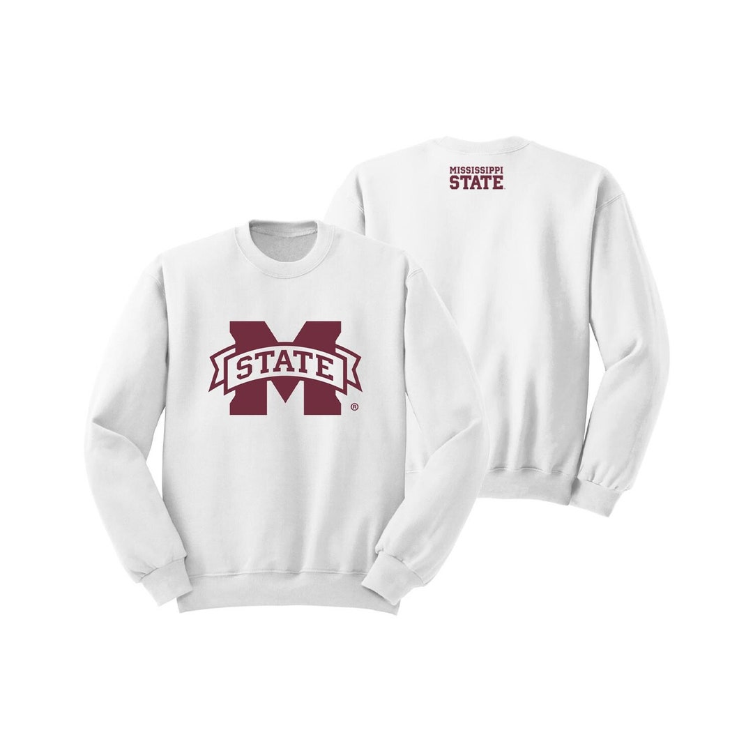 Mississippi State University M State Crewneck With Mississippi State ...