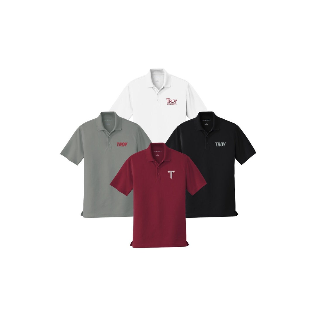 Troy University Performance Polo: Moisture-wicking Dry Fit - Etsy