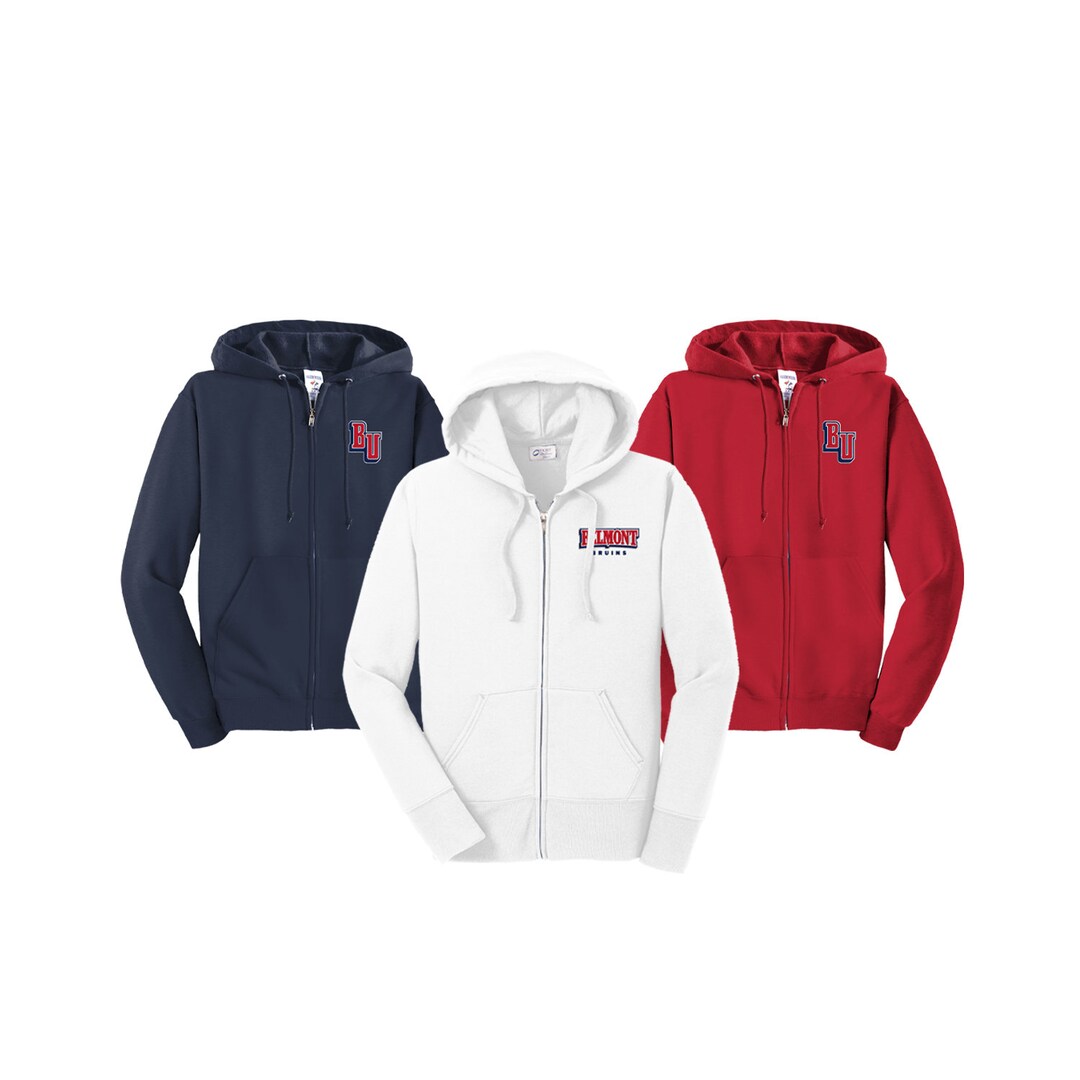 Belmont University, Embroidered Hoodie Sweatshirt, BU Bruins Apparel ...