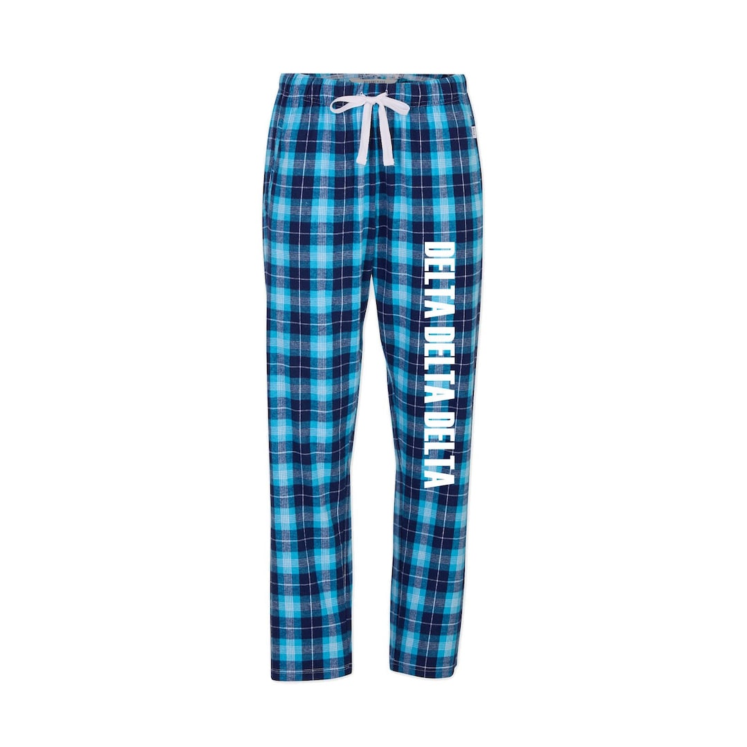 Delta Delta Delta, Flannel Pajama Pants, Tri Delta Sorority Sleepwear ...