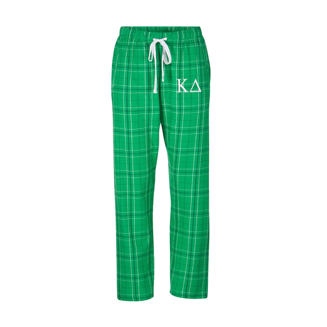 Kappa Delta Flannel Pajama Pants, Sorority Loungewear - Etsy