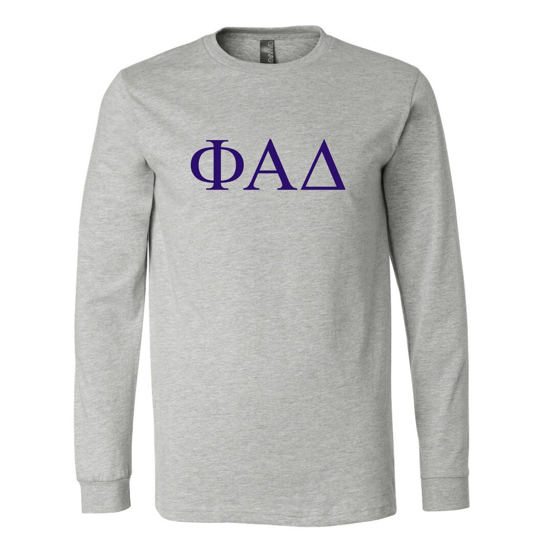 Phi Alpha Delta, Long Sleeve Tee, Phi Delt Tee, Phi Alpha Delta T-shirt ...