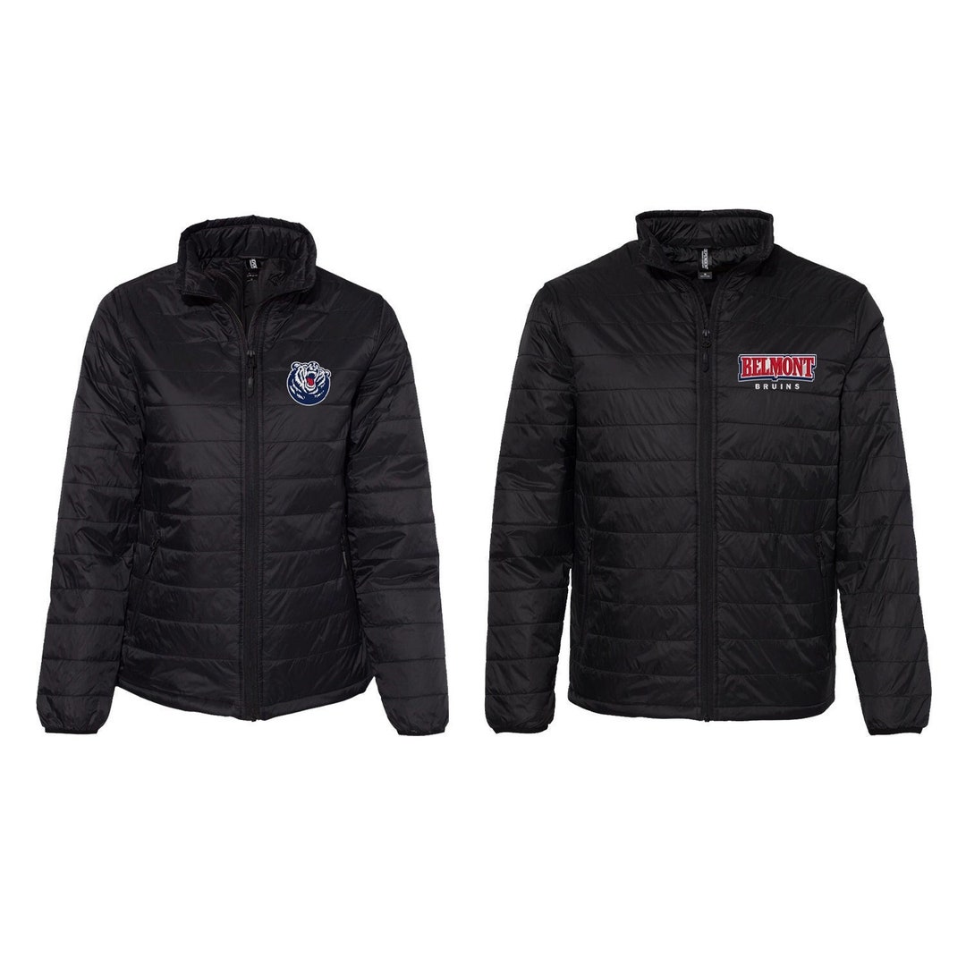 Belmont University, Embroidered Puffer Jacket With Choice of Belmont ...