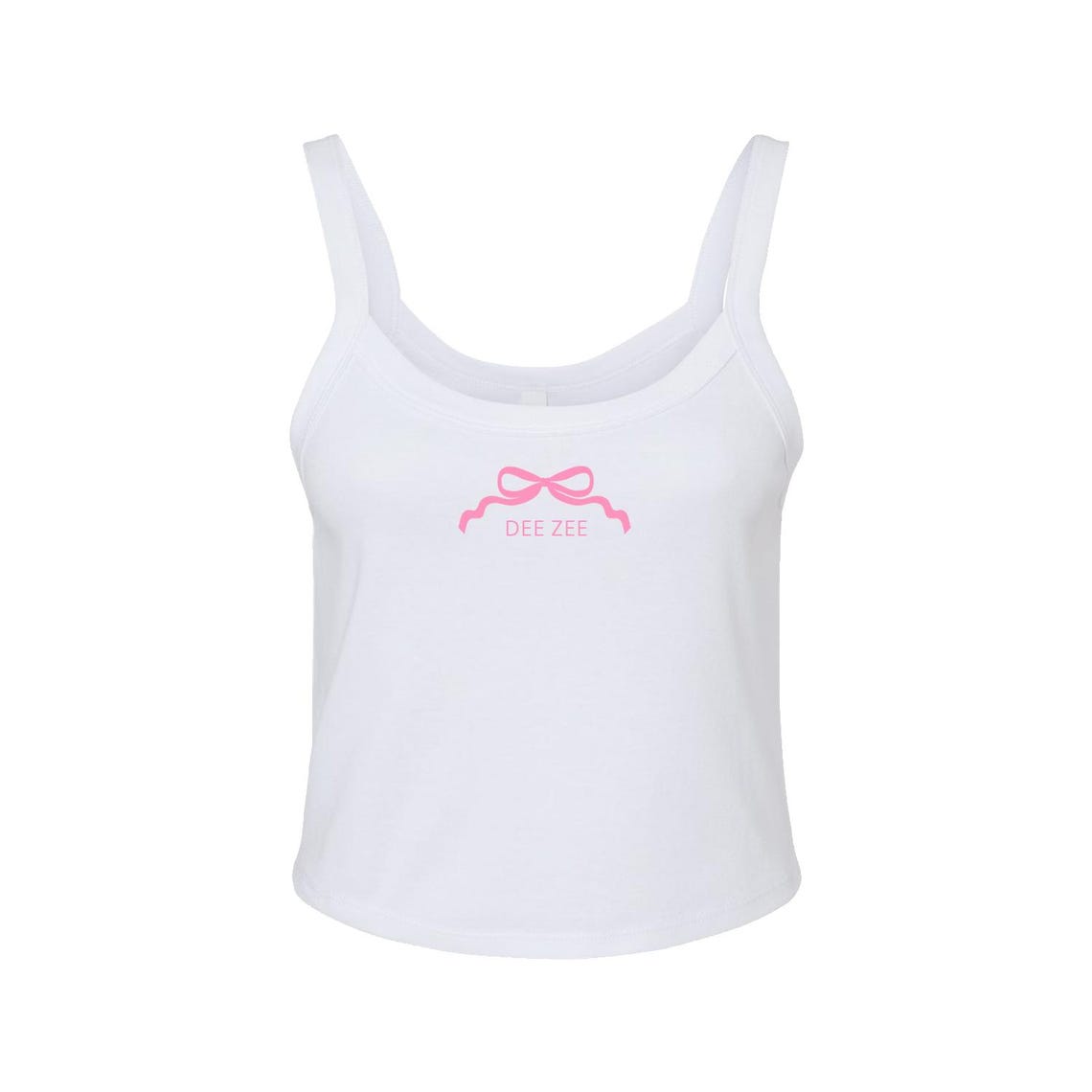 Delta Zeta Cropped Tank Top: Dee Zee Sorority Apparel - Etsy