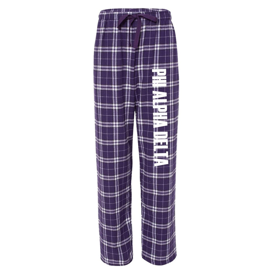 Phi Alpha Delta, Flannel Pants, FAD Law Fraternity Sleepwear Loungewear ...