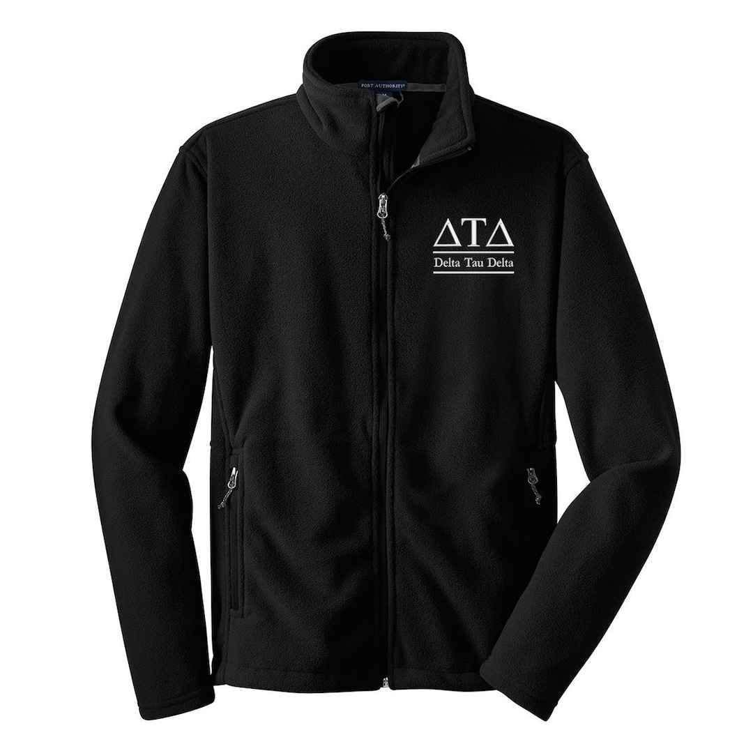 Delta Tau Delta, Fleece Jacket, Delt Fleece Zip Jacket, Delta Tau Delta ...