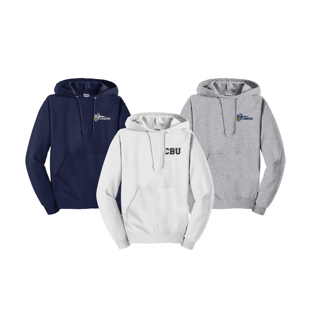 California Baptist University, Embroidered Hooded Sweatshirt, CBU ...