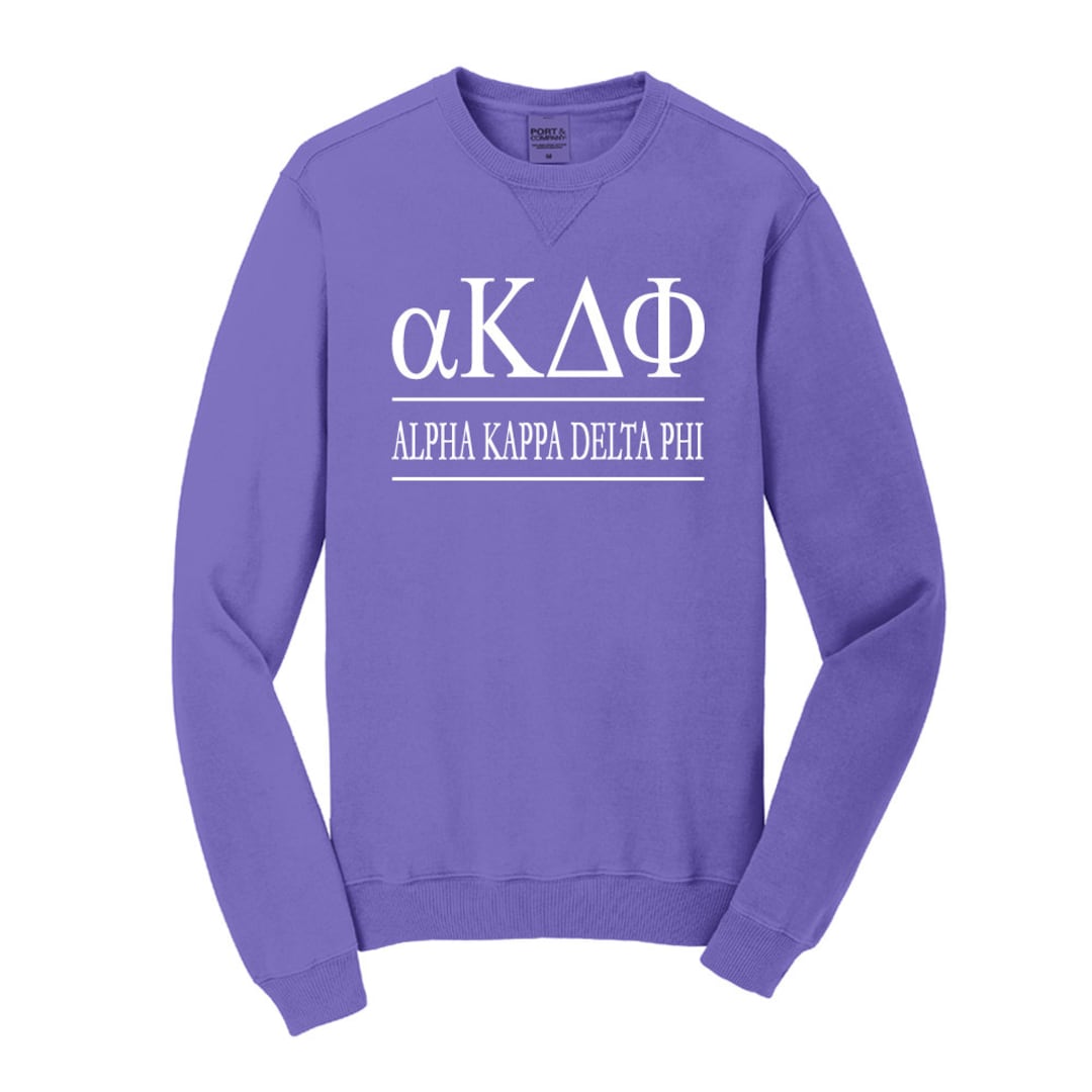 Alpha Kappa Delta Phi, Crewneck Sweatshirt, Alpha Kappa Delta Phi ...