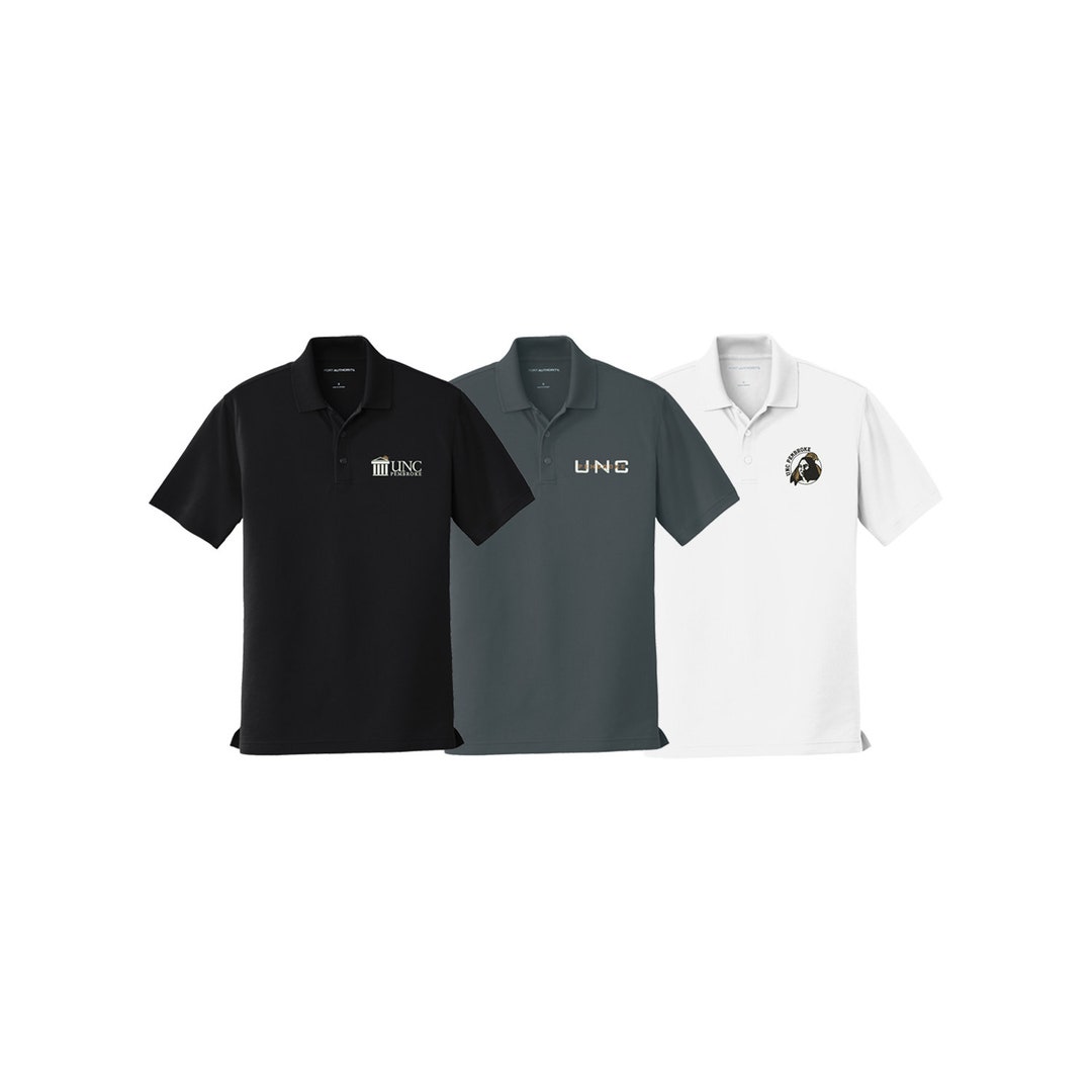 UNC Pembroke, Performance Polo, Dry Fit Polo Embroidered With Choice of ...