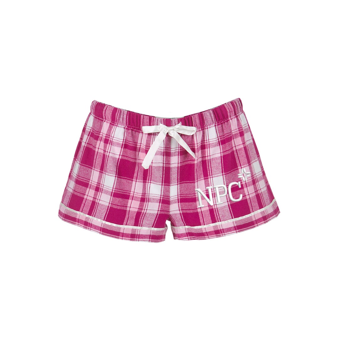 National Panhellenic Conference Flannel Boxer Shorts, NPC Sorority ...
