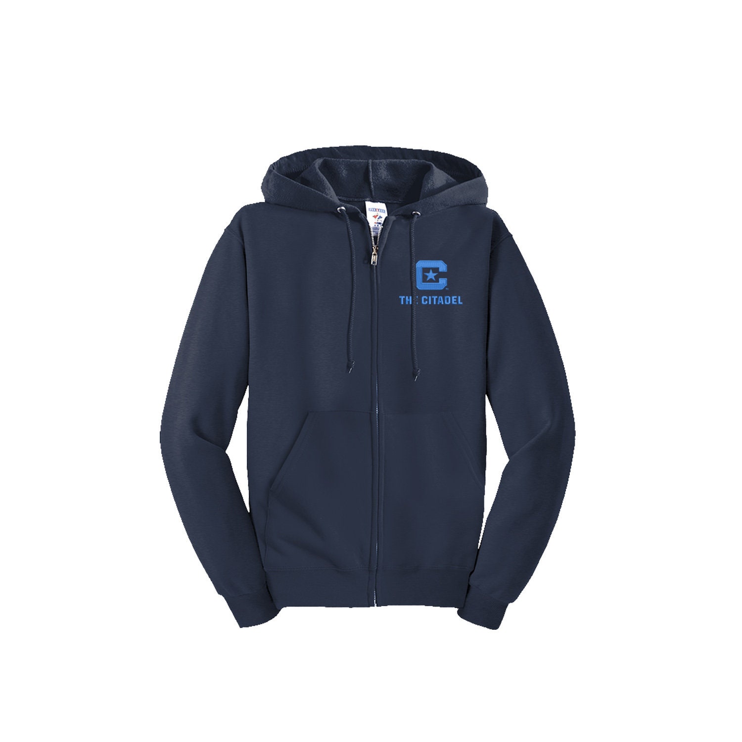 The Citadel Hoodie Embroidered Full Zip Hooded Sweatshirt | Etsy