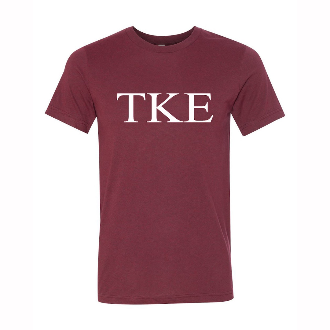 Tau Kappa Epsilon T-shirt: TKE Greek Letter Tee - Etsy
