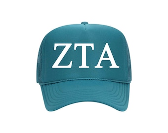Zeta Tau Alpha Greek Only Sorority Baseball Cap Custom Color - Etsy