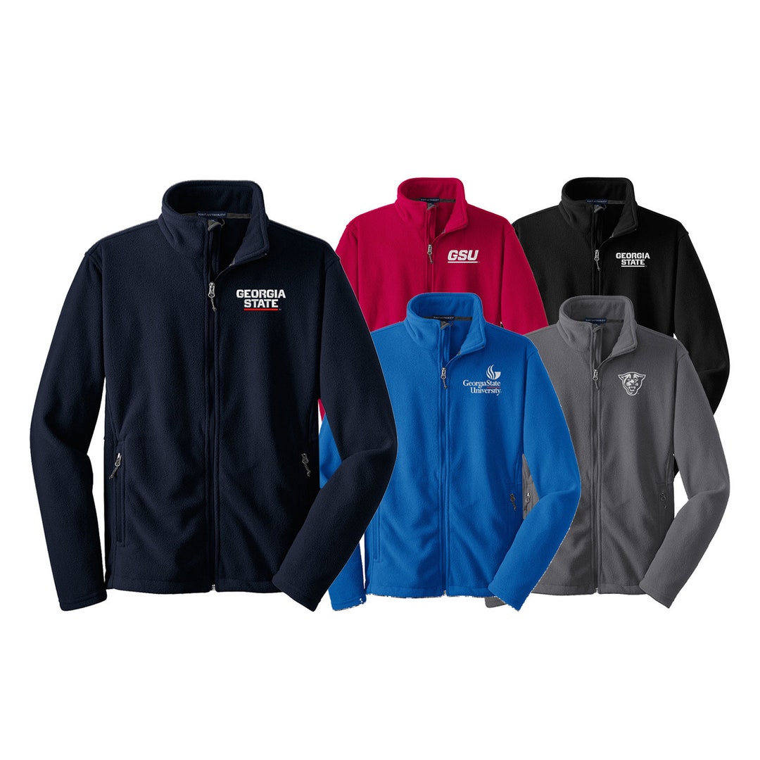 Georgia State University, Fleece Jacket, Embroidered With Choice of GSU ...