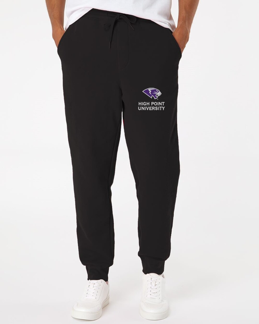 High Point University, Fleece Joggers, Embroidered With High Point ...