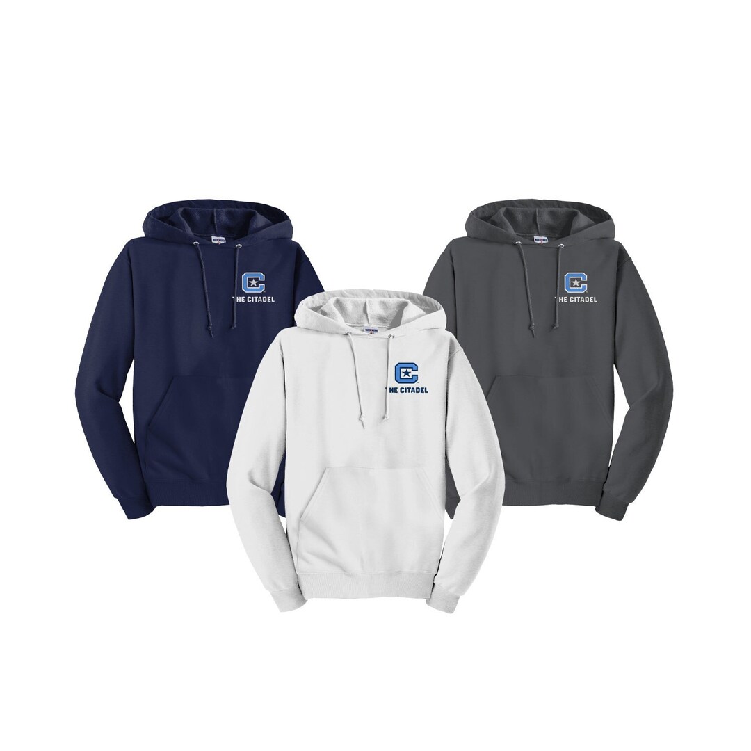 The Citadel, Embroidered Hooded Sweatshirt, the Citadel Bulldogs ...