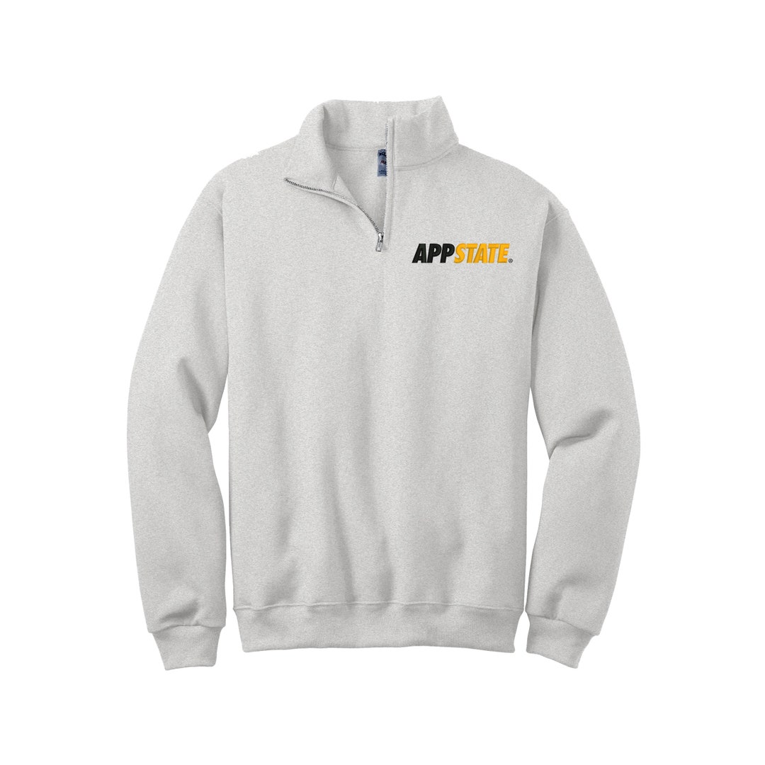 Appalachian State Quarter Zip Sweatshirt: Embroidered APPSTATE Apparel ...