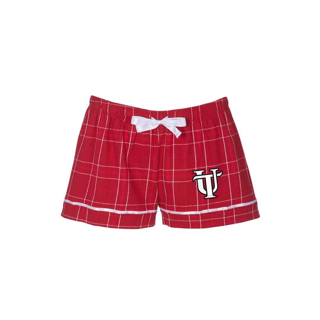 University of Tampa Flannel Boxer Shorts, UT Spartans Boxers, Sleepwear ...