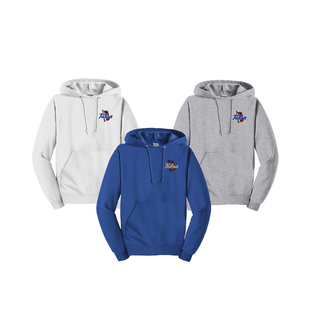 University of Tulsa, Embroidered Hooded Sweatshirt, Tulsa Hurricane ...