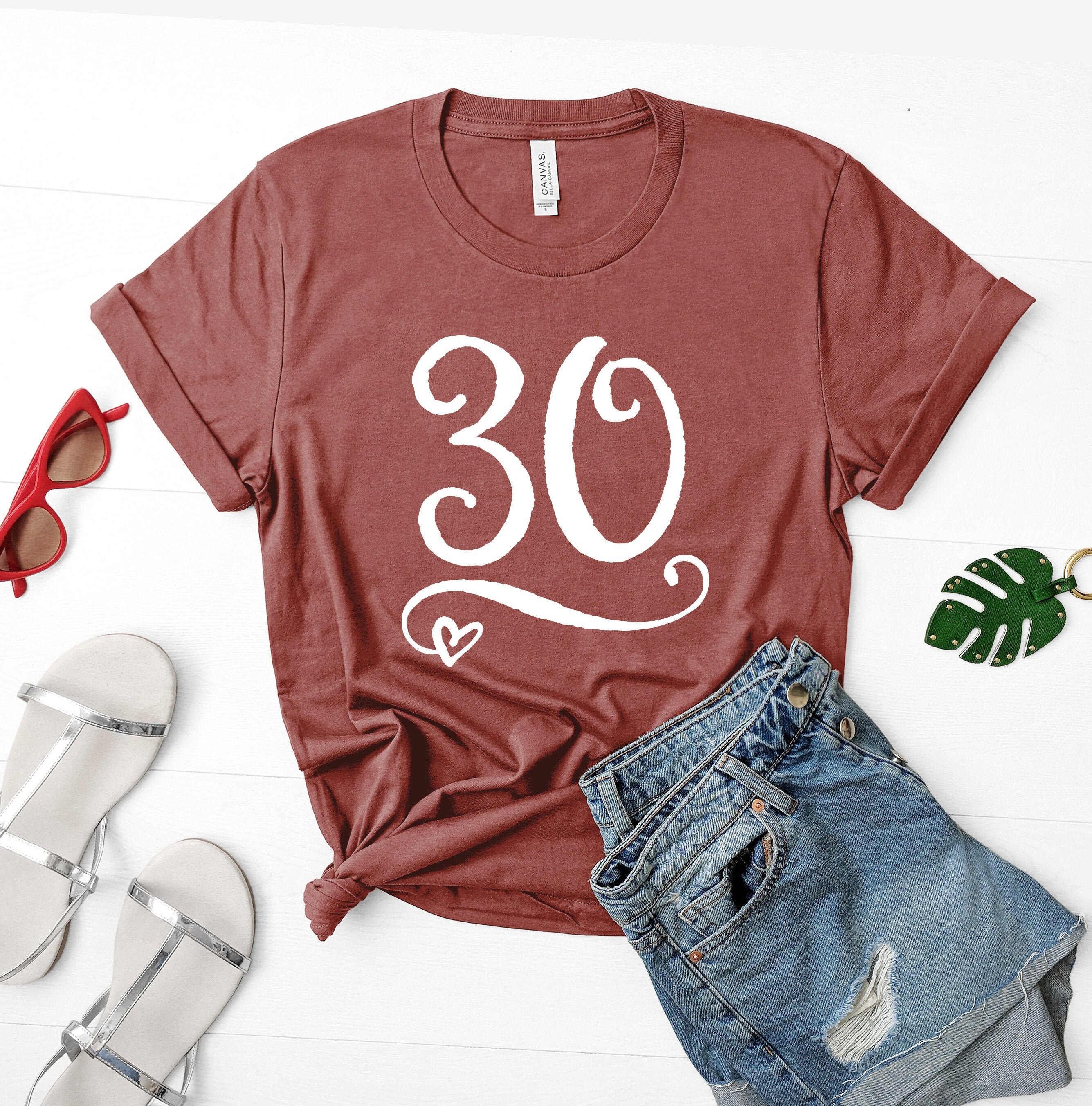 30 Shirt 30th Birthday 30th Birthday Shirt Thirty AF Shirt - Etsy