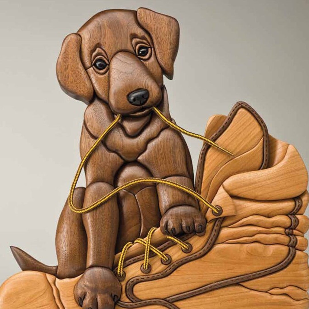 Lab Pub With Boot PDF Intarsia PDF Download - Etsy