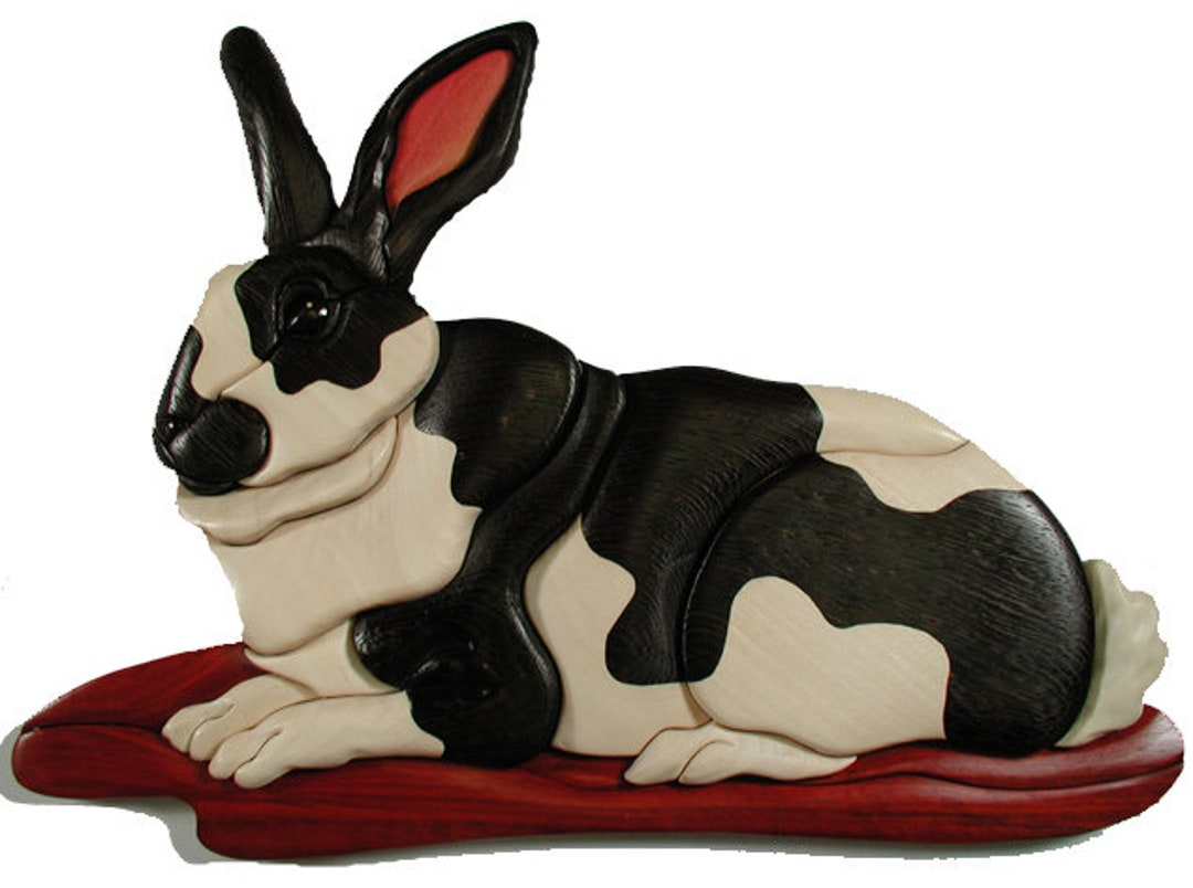 Rabbit Intarsia PDF Download Pattern - Etsy