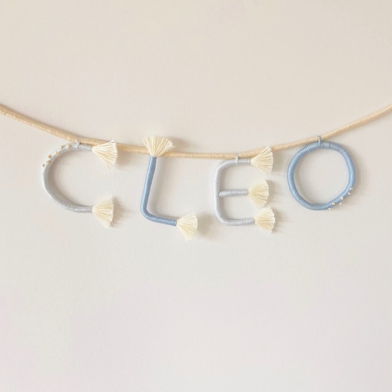 Letras Decoración Macrame Nombre Pastel Personalizado Regalo | Etsy España