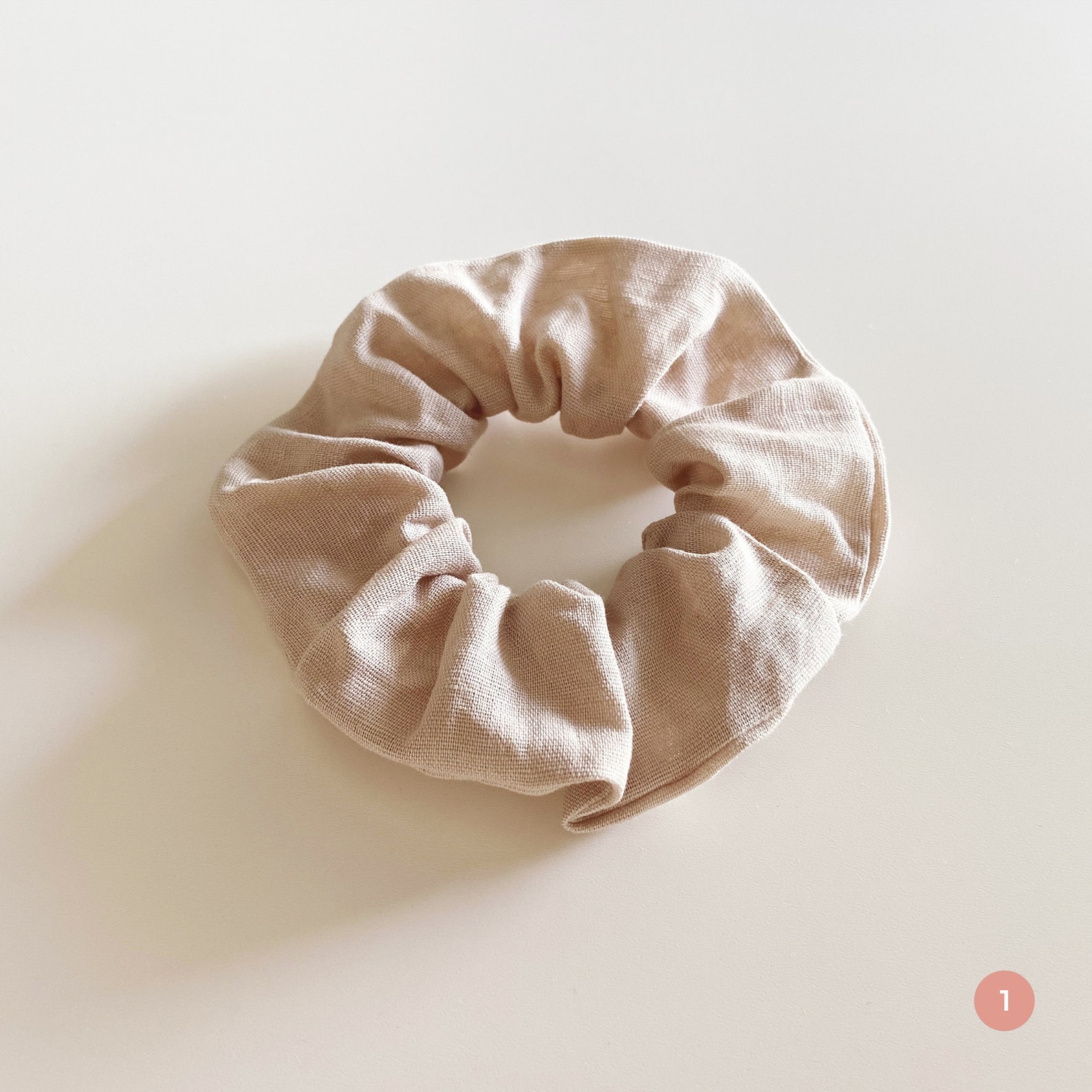 Boho Linen Scrunchy Floral Linen Hair Scrunchies Flowers - Etsy