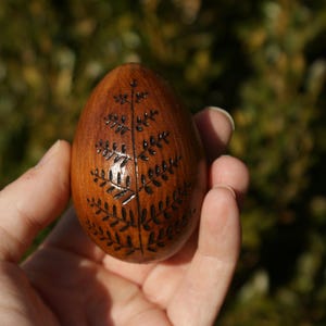 Rustic Easter Egg, Rustic Easter Ornament, Wooden Egg, Natural Easter ...