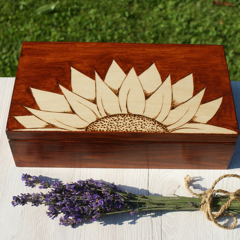 Pyrography Box - Etsy