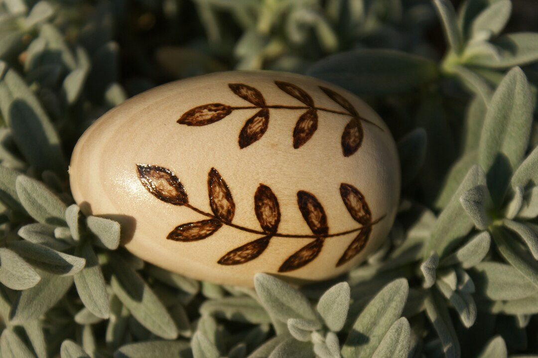 Rustic Easter Egg, Wooden Easter Egg, Rustic Easter Decoration ...