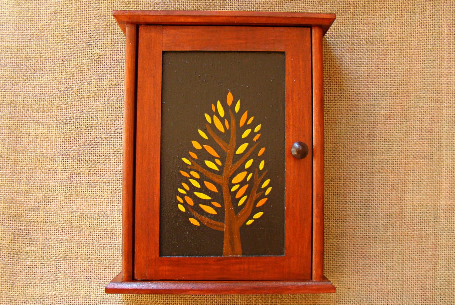 Fall Key Box Fall Box Key Box Wooden Key Box Wooden Key - Etsy