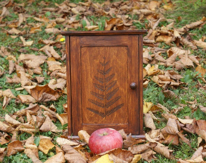 Personalized Natural Wooden Family Key Box, Hanging Key Box, Key Hooks ...
