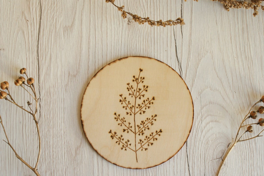 Cottagecore Decor, Wooden Coasters, Rustic Coasters, Natural Coaster ...