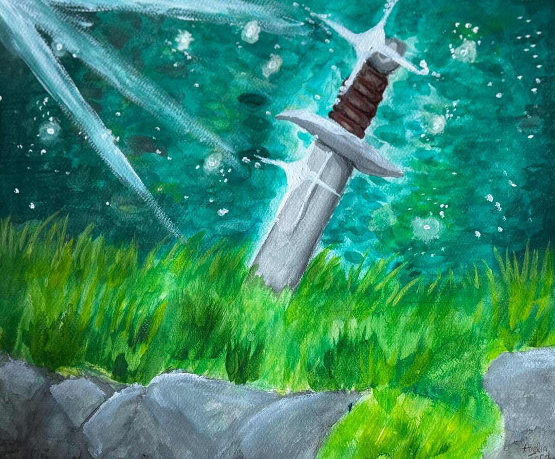 Arthur's Sword - Print - Etsy
