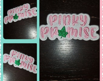 Pinky Promise Hand Iron on Patch - Etsy