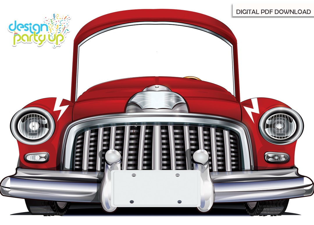Classic 50's Car Photo Booth Prop - Trunk or Treat - Etsy