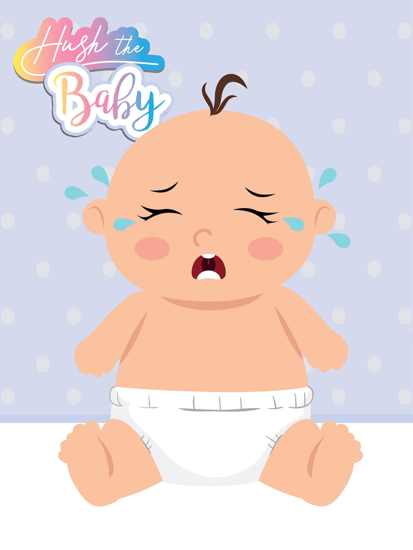 Pin the Pacifier on the Crying Baby Game Poster (Download Now) - Etsy