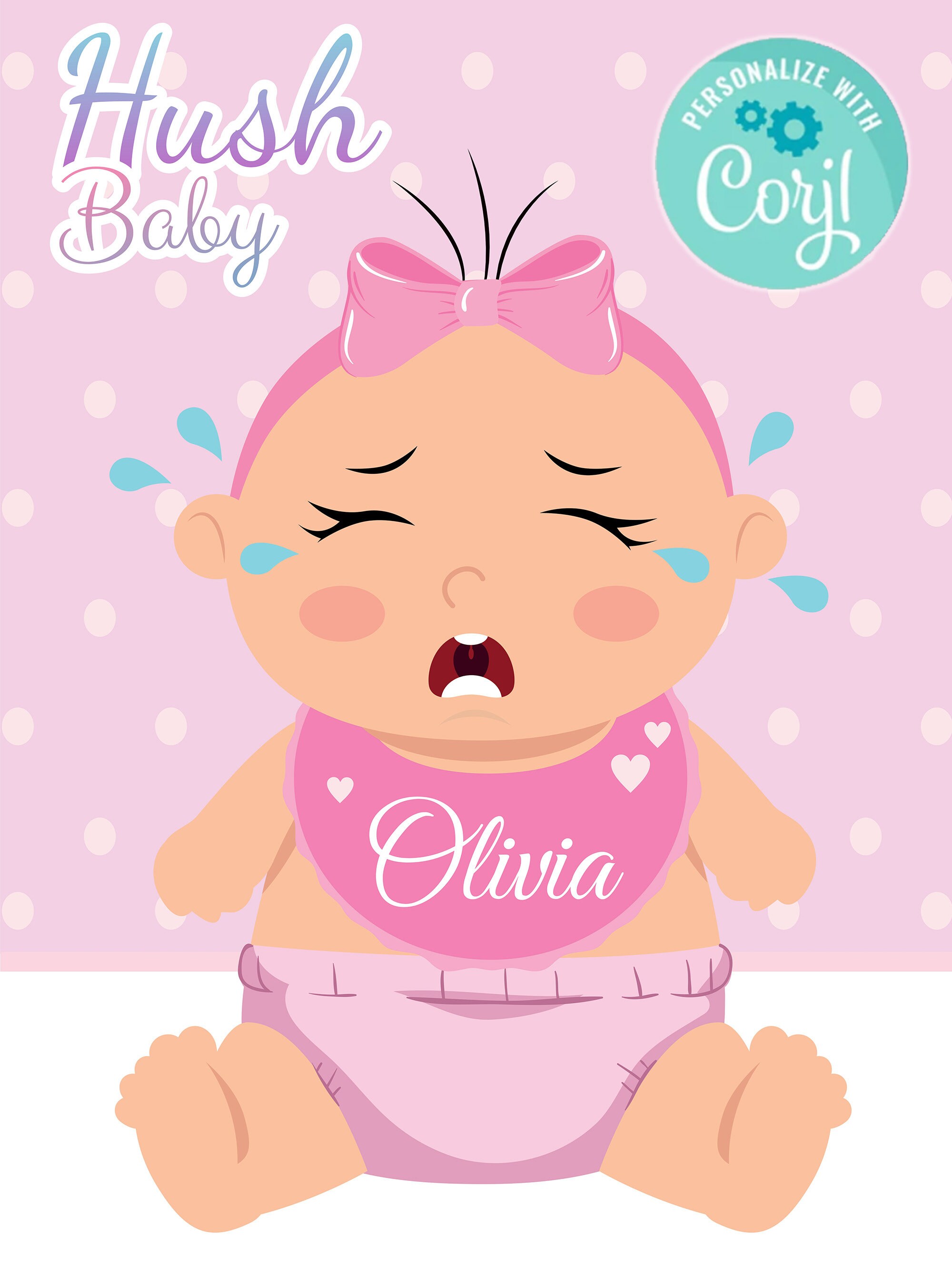 Pin the Pacifier on the Crying Baby Game - Poster 18" X24" - Etsy
