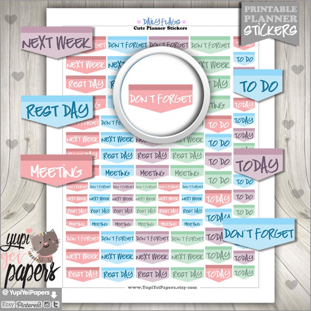 To Do Stickers Planner Stickers Daily Stickers Functional | Etsy