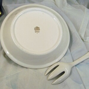 Harker Bakerite 'modern Tulip' Pie Plate and Serving Fork 1940's - Etsy