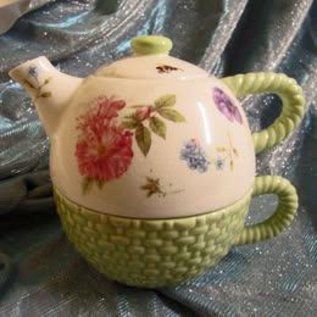 Hallmark's Stacked Tea for One Teapot Set - Etsy