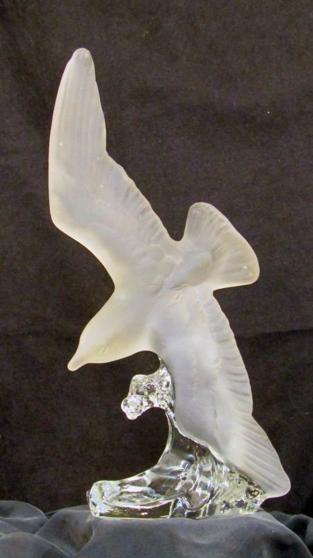 Vintage Signed Goebel 1978 Frosted Glass Seagull - Etsy