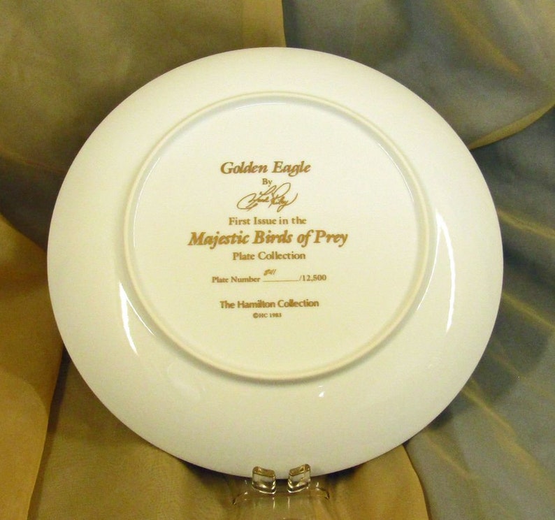Golden Eagle Vintage Hamilton Collectors Plate - Etsy