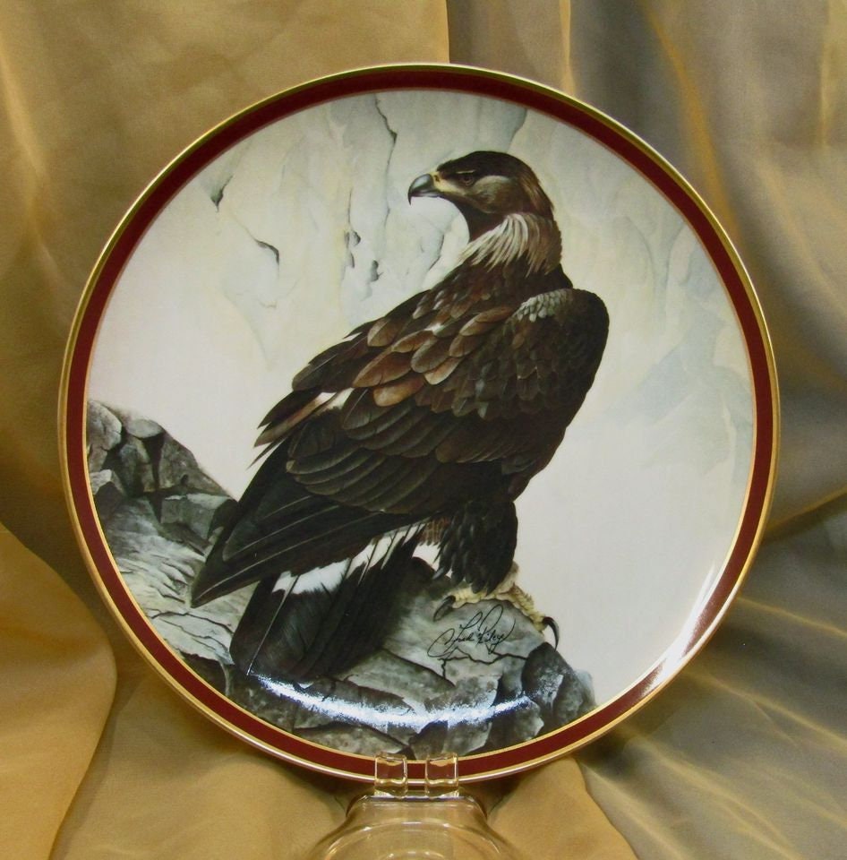 Golden Eagle Vintage Hamilton Collectors Plate - Etsy