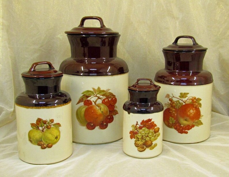 Vintage Mccoy Canister Set - Etsy